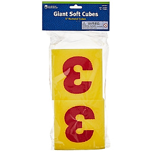 Learning Resources Giant Soft Cubes - Numerals