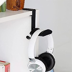 Headset Stand Headphone Hanger Headset Stand Creative Multifunctional Headphone Holder Rack for Audio Studio and Gaming Headphones Headphone Stand (Color : Black)