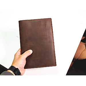 Leather Notepad Holder Legal Junior Notebook Padfolio Holder Business Gift