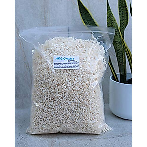 MagicWater Supply Soft & Thin Cut Crinkle Paper Shred Filler (1/2 LB) for Gift Wrapping & Basket Filling - Cream