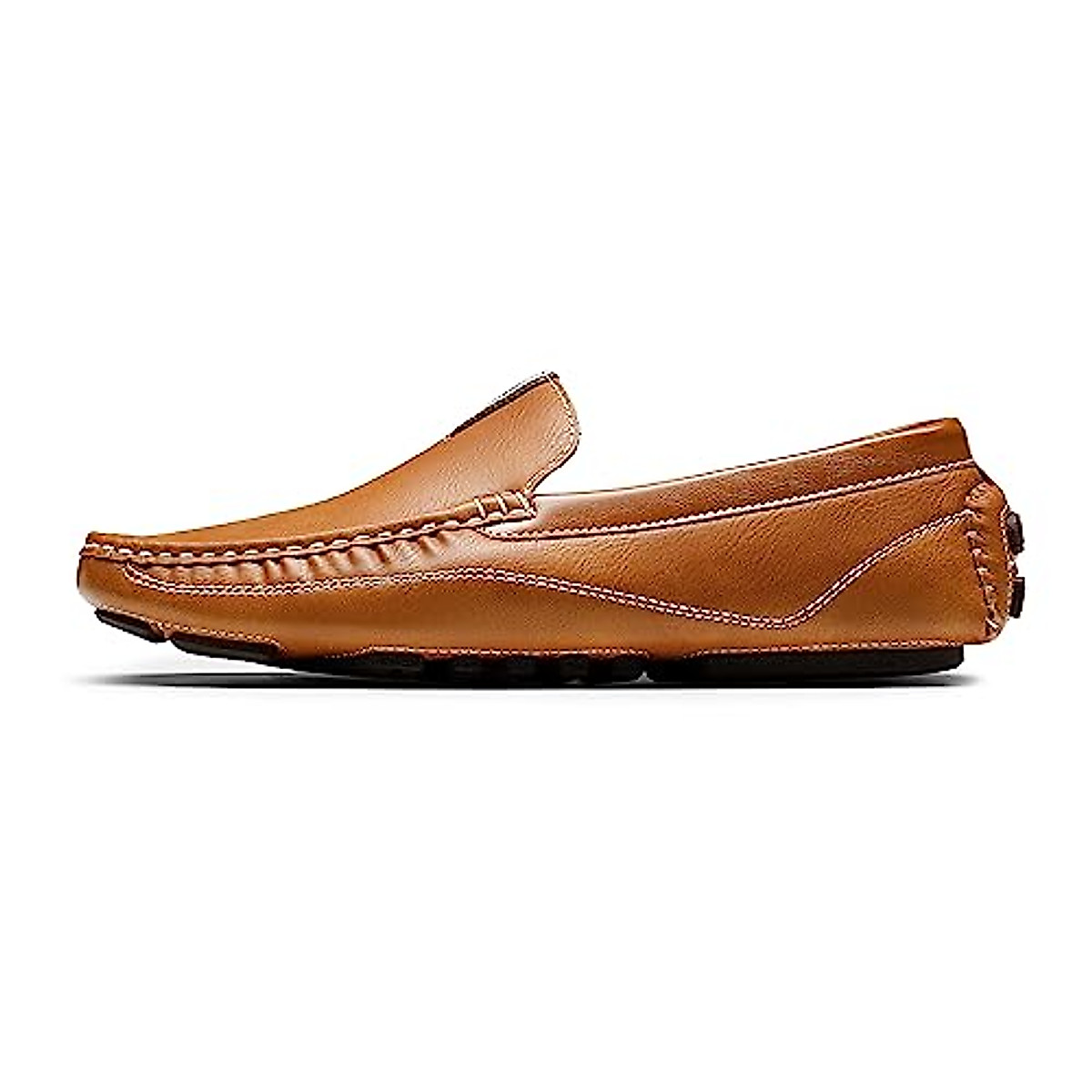 Bruno Marc Men's Tan Driving Moccasins Penny Loafers Slip on Loafer Shoes Size 9.5 BM-Pepe-2