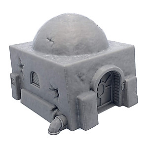 EnderToys Galactic Legion Desert Planet Huts, 3D Printed Tabletop RPG Scenery and Wargame Terrain for 28mm Miniatures