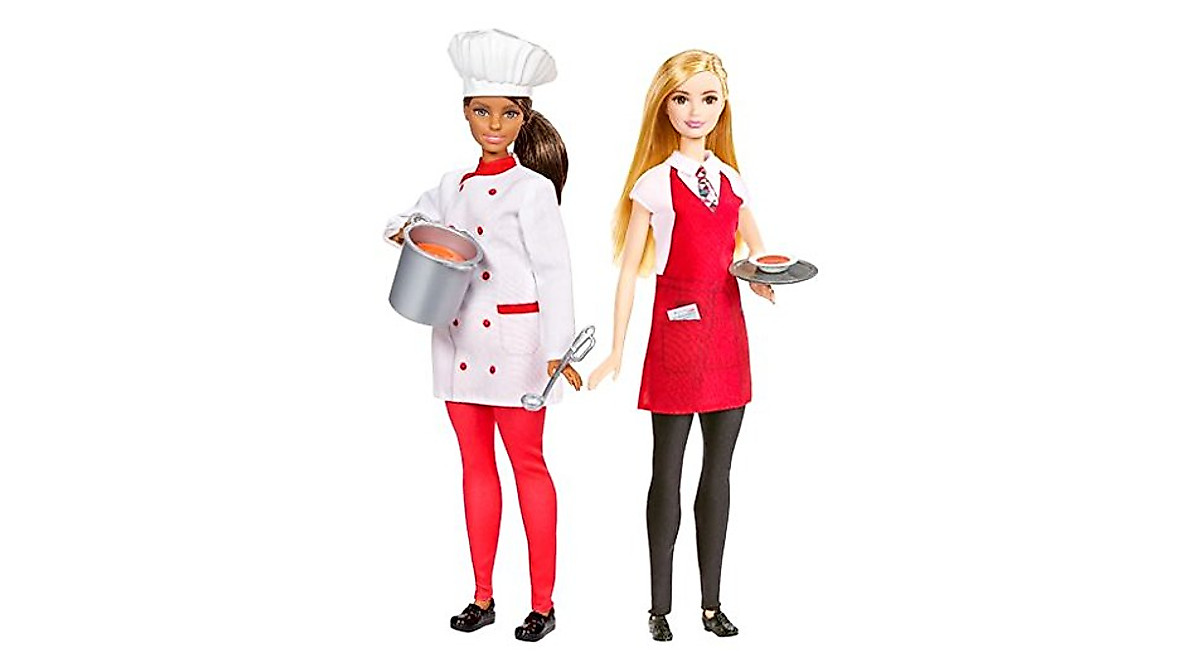 Barbie Chef & Waiter Dolls - Explore Fun Careers