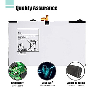 BOWEIRUI EB-BT810ABE (3.85V 22.6Wh 5870mAh) Tablet Battery Replacement for Samsung Galaxy Tab S2 SM-T815C SM-T815X SM-T815N0 SM-T817W SM-T817X SM-T817A SM-T817T SM-T817P Series EB-BT810ABA GH43-04431A