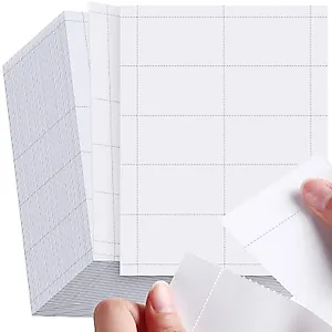 Outus 400 Sheets Printable Business Card Paper 4000 Pieces Blank Business Cards Perforated Double Sided Printing Business Card Stock for Laser Inkjet Printer, 3.5" x 2" (White)