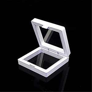 1 Challenge Coin Display Frame, 3D Floating Case M-EDALLION M-edal S-pecimen Small Gift Boxes for (as Show, One Size)