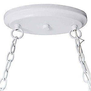 Elegant Designs PR1000-WHT Kitchen Downlights 2 Light Pot Rack, White