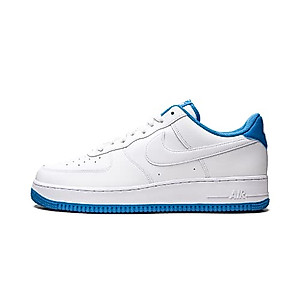 Nike Mens Air Force 1 '07 DR9867 101 White/Light Photo Blue - Size 8.5