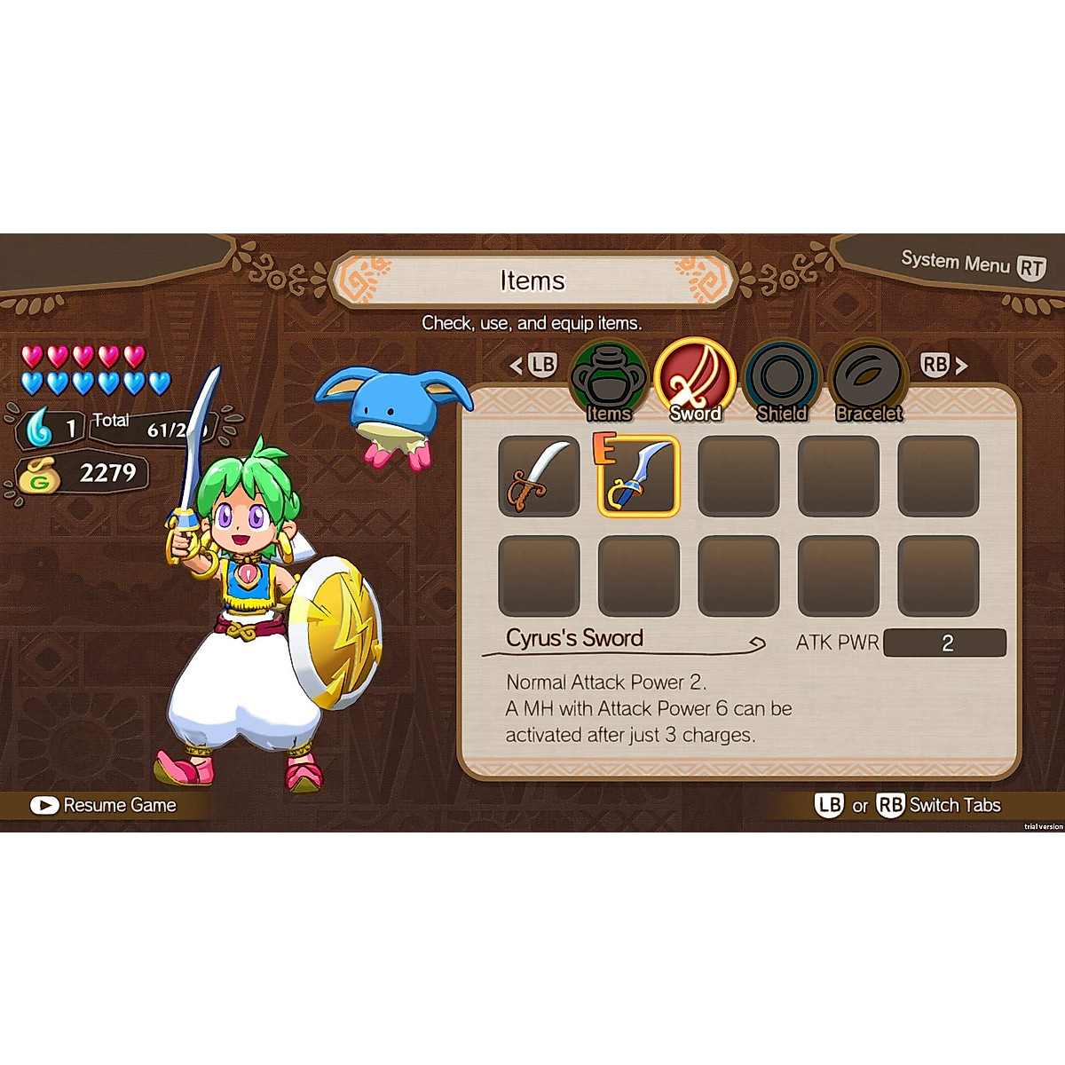 Wonder Boy: Asha In Monster World (Nintendo Switch)