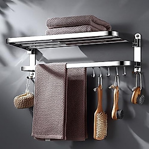 Towel Rack, Minimalist Style Light Luxury Easy to Install Stainless Steel Wall Mounted Towel Bar, Sturdy and Practical Bathroom Accessories for Bathroom, Kitchen