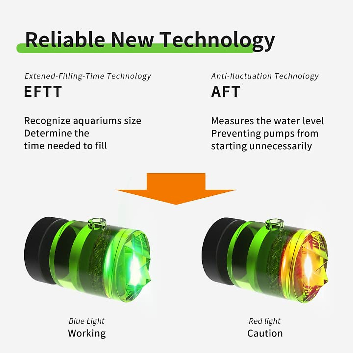 Fzone Aquarium ATO Auto Top Off Refilling System with Dual Optical Sensor for Both Reef and Fresh Tank （360P)