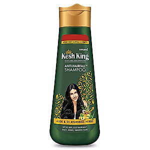 Kesh King Anti Hairfall Shampoo | with 21 Ayurvedic Herbs & Aloe Vera | Provides Healthy Nourished Scalp | for Shiny & Smooth Hairs | 2.71 Fl Oz/80ml