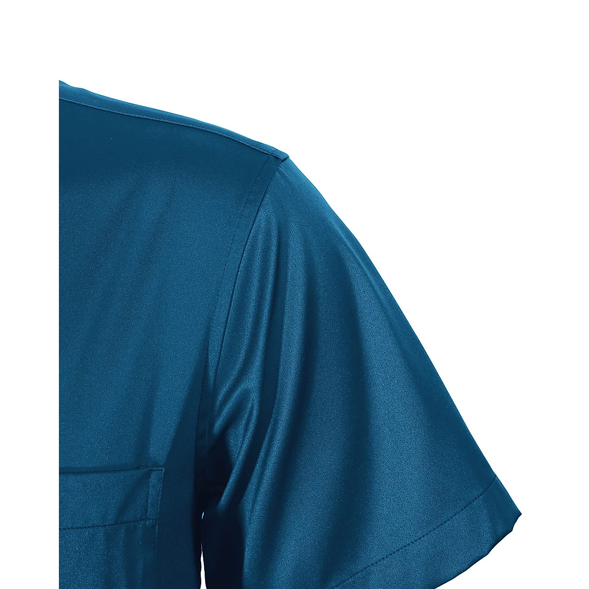 Alimens & Gentle Mens Short Sleeve Dress Shirts Casual Button Down Shirt Short Sleeve Button Up Shirt Azure Blue Large