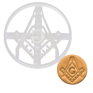 Masonic Square and Compasses cookie cutter, 1 piece - Bakerlogy