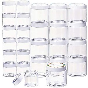 SGHUO 24 Pack Empty Slime Containers