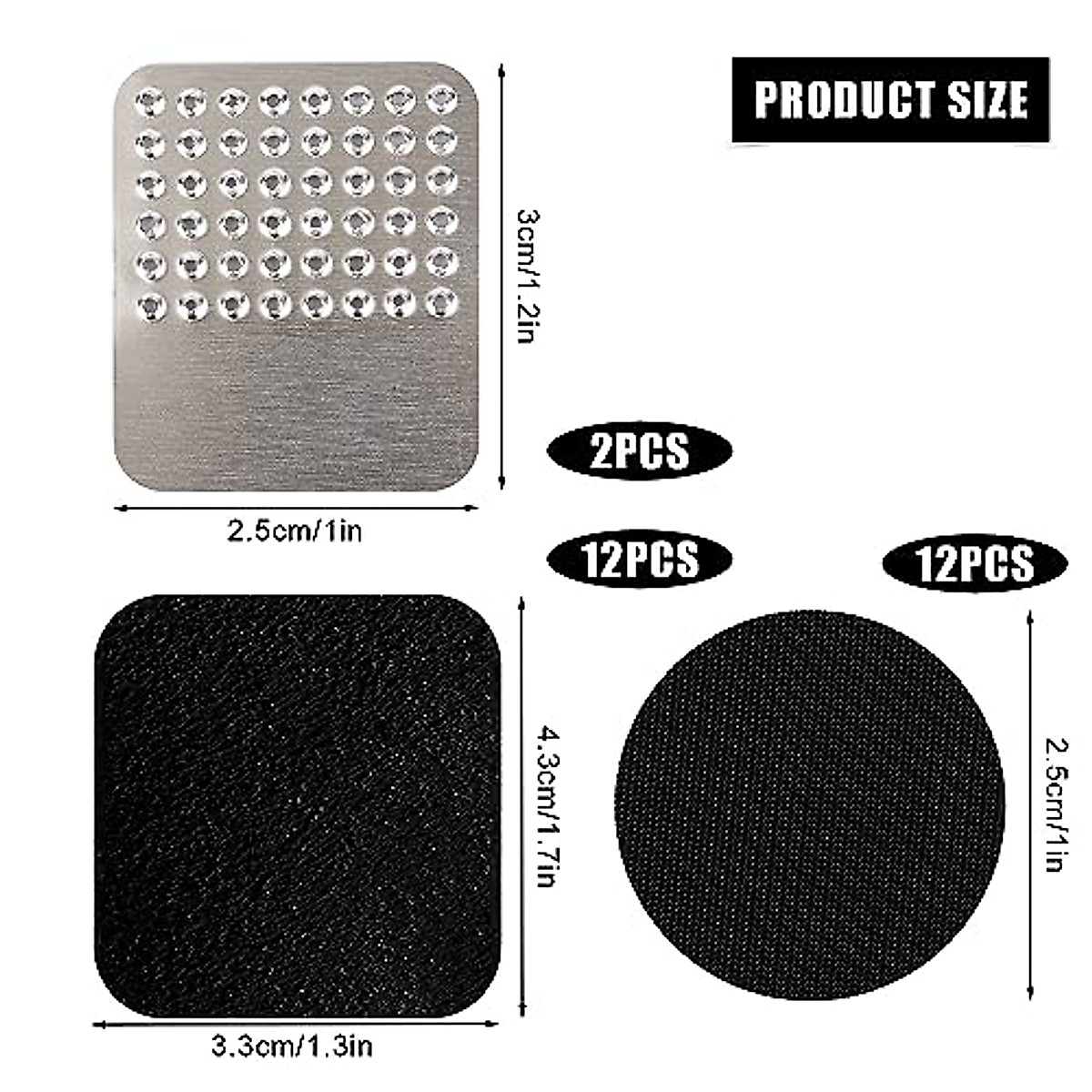 26pcs Puncture Bike Tire Repair Kit Tyre, 24pcs Tire Patches and 2pcs Metal Rasps Bicycle Tire Repair Kit Practical Bike Tire Patch Kit Road Bike Tube Patch Tool Easy & Quick Repair for Bicycle