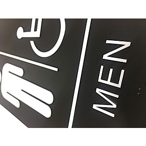 Focus Sign ADA Men Handicap Accessible with 3M TAPES