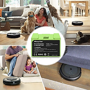 14.4V 3200mAh i7 Battery Replacement for iRobot Roomba e and i Series, Large Capacity Battery Compatible with Roomba i7 i7+ i8 i6 i4 i4+ i3 i3+ i7158 J7 7150 7550 and e e5 e6 e5150 e5152 e6198 Etc