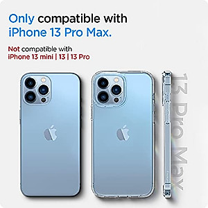 Spigen Ultra Hybrid [Anti-Yellowing Technology] Designed for iPhone 13 Pro Max Case (2021) - Crystal Clear