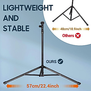 CAHAYA Dual-Use Reinforced Folding Sheet Music Stand with Stand Light & Desktop Book Stand Lightweight Portable Adjustable with Carrying Bag Including Music Sheet Clip Holder