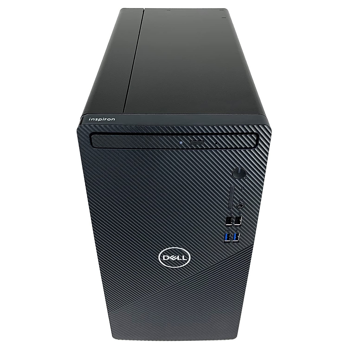 Dell Inspiron i3891 Desktop Computer - 11th Gen Intel 6-Core i5-11400 up to 4.40 GHz Processor, 8GB DDR4 Memory, 256GB SSD + 1TB HDD, Intel UHD Graphics 630, DVD Burner, Windows 11 Home, Black