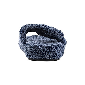 Acorn Men's Spa Slide Slipper, Navy Heather, 7.5-8.5