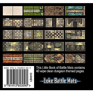 Loke Little Book of Battle Mats - Dungeon Edition