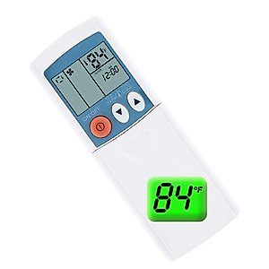 CHOUBENBEN Remote Control for Mitsubishi Msz-Fd09na-8 Msz-Fd12na-8 Msz-Fd18na-8 Pla-Rp71ba-Sh Msz-Fe12na Msz-Fe09na A/C Air Conditioner Display in Fahrenheit