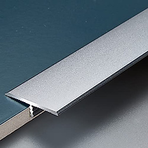 Transition Strip T-Mold Threshold Transition Strip,Vinyl Floor to Laminate Edge Trim,for Tile and Wood Joint Cover,Smooth Transitions(Color:Gray)