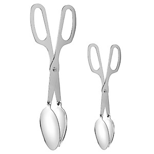 Salad pliers, thickened stainless steel pliers, salad pliers for serving, 10 inches, kitchen pliers