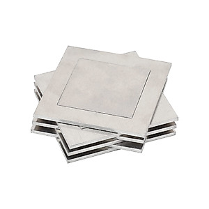 Luckyweld Welding Coupons,6pcs 11 Gauge Welding Practice Kit, 3 and 2 Inch Wide, Suitable for Novice MIG, TIG, Stick, Arc,MMA Welding Plate(Aluminum)