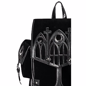 Restyle Stained Glass Cathedral Backpack Gothic Studded Moon Alternative Punk