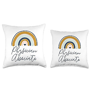 Best Grandma Ever Mother's Day Gifts For Nanny Physician Associate Doctor Assistant Grad PA School Women Throw Pillow, 16x16, Multicolor