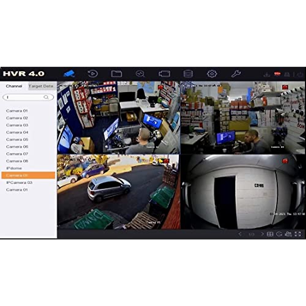 【2022 Upgraded Ultra Series】 DS-9664NI-M8 8K 64CH H.265+ NVR Network Video Recorder up to 32MP, Dual 4K HDMI, Dual VGA and Single CVBS Output, Compatible with Hikvision Camera System