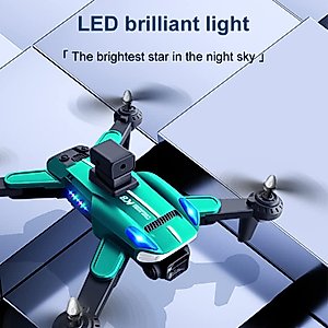 JTBBKing Drones with 4K Dual Camera for Adults Kids Beginners ,360° Intelligent Obstacle Avoidance,WiFi FPV Video,Optical Flow Positioning Remote Control ESC One Key Start Landing Foldable RC Quadcopter Girls Boys Toys kids Gifts,2 Batteries (Black)