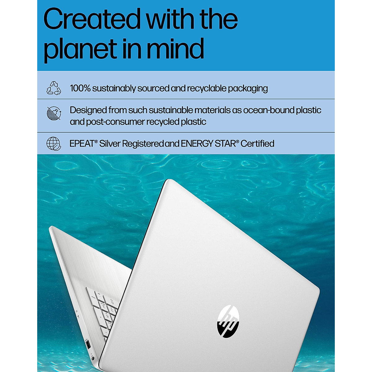 HP 17.3-inch Laptop, 11th Generation Intel Core i5-1135G7, Intel Iris Xe Graphics, 8 GB RAM, 512 GB SSD, Windows 11 Home (17.3-cn0026nr,Natural Silver)