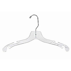 Only Hangers Children's Clear Plastic Dress Hanger-14 (25)