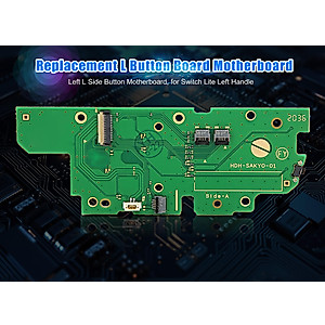 Left L Side Motherboard, for Switch Lite Left Handle, PCB Material L Side Board, Replacement Professional Game Console Key Board Part [video game]