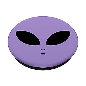 Cute Alien Face Head Pastel Purple Kawaii Goth 90s Style PopSockets Swappable PopGrip