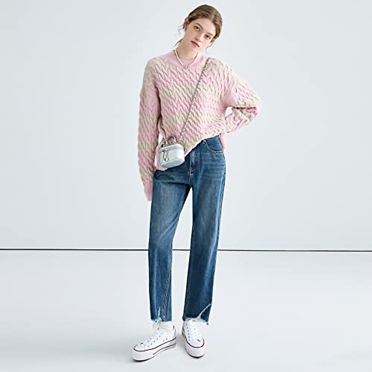 hash bubbie Womens Platform Shoes White Platform Sneakers Black Low Top Tennis Shoes Lace up Fashion Canvas Sneakers for Girls （White.US8）