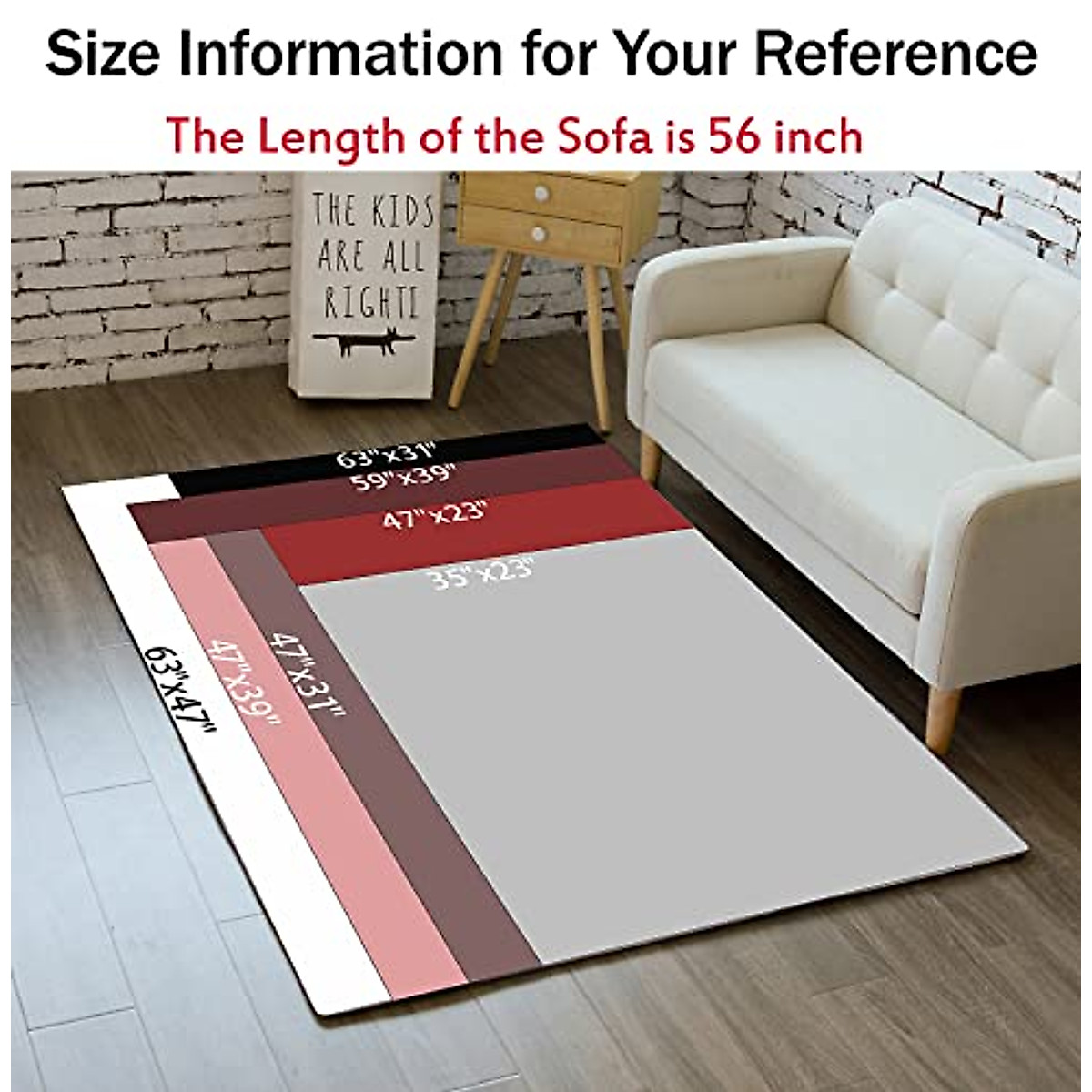 Video Game Area Rugs Gamepad Controller Printed Area Rugs Modern Teens Gamer Theme Floor Mat Home Non-Slip Carpet Doormats for Leisure/Living/Bedroom/Playing Room Home Decor