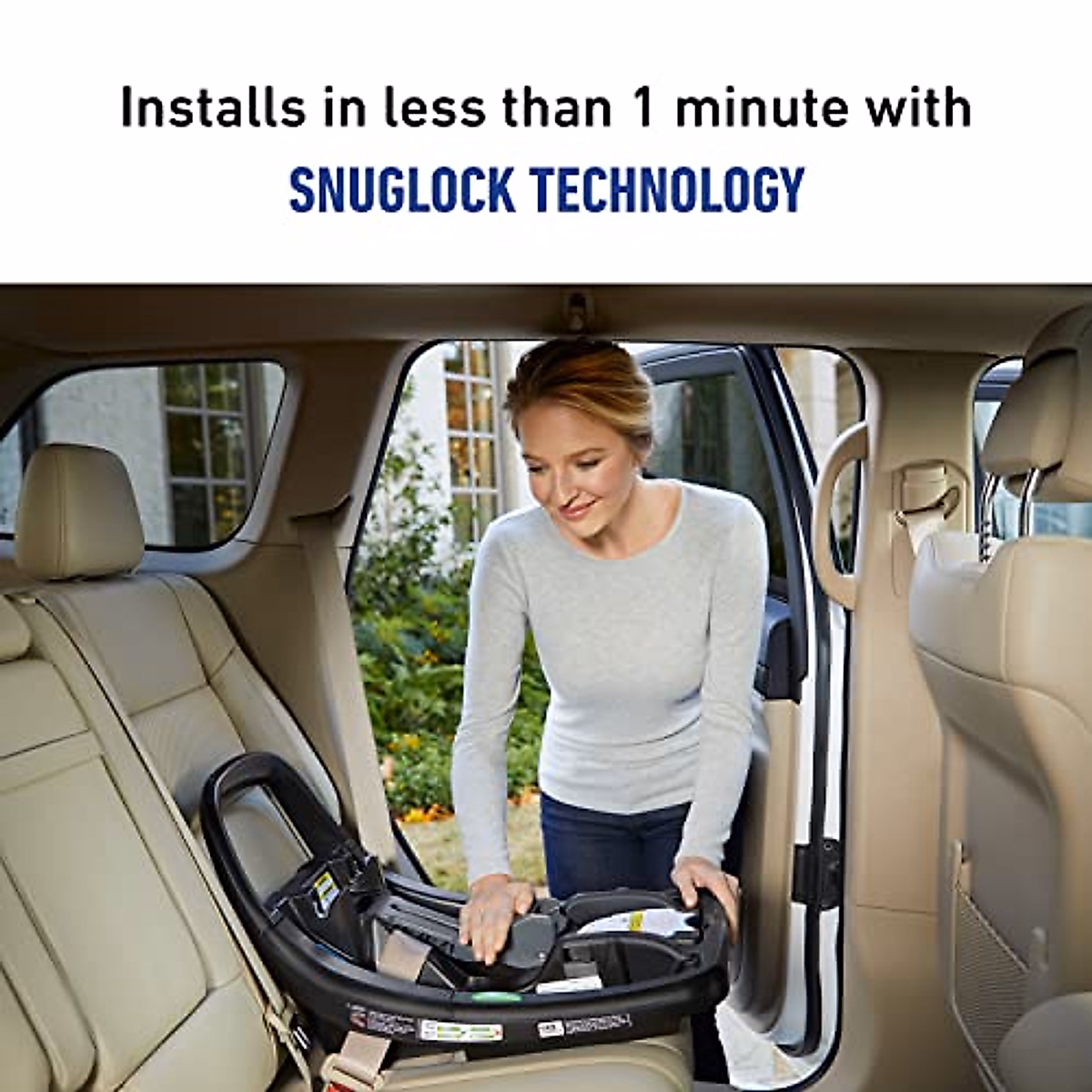 Graco SnugRide SnugFit 35 DLX Infant Car Seat | Baby Car Seat with Anti Rebound Bar, Hamilton