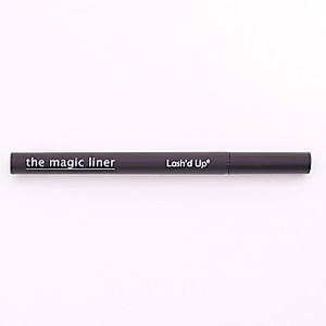 Lash'd Up Lash Glue & Eyeliner Hybrid (Extra-Strength, Black) Glue Liner Pen Waterproof for False Lashes, Strong Hold 0.06 Oz.