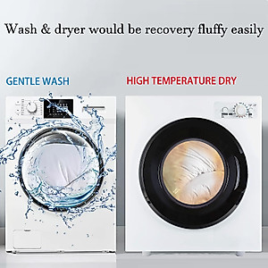 Acteb Pillows Standard Size Set of 2 Pack Bed Basic Sleeping Pillow Medium Supportive & Soft for Side Back Stomach Sleeper 20x26in