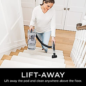 Shark LA300 Navigator Lift-Away ADV Corded Upright Vacuum, White (Renewed)