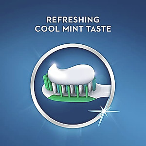 Crest Tar Sm Mnt Wht Size 8.2z Crest Tartar Protection Tartar Control Toothpaste Cool Mint Paste 8.2 Ounce (Pack of 7)