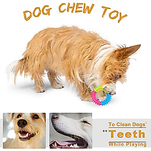 Plazenzon Dog Rope Toy for Aggressive Chewers Medium Bleed Small Dogs Indestructible Toys Chew Rope Ball Teething Pitbull Toys Puppies Outdoor Dog Toys