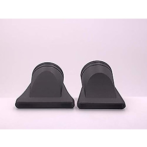 2PCS(Not Universal) Black Plastic Salon Hair Dryer Nozzle Replacement Narrow Concentrator Replacement Blow Flat Hair Drying Nozzle Special for Diameter 4.5cm