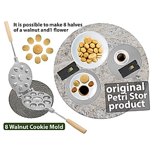 Walnut Cookie Mold Maker 8+1 flower - Walnut Cookie Maker - Oreshki Mold Maker - Орешница - Oreshki Maker - Oreshki Cookie mold - Walnut Cookie Form - Oreshnitsa Maker - Walnut Cookie Molds