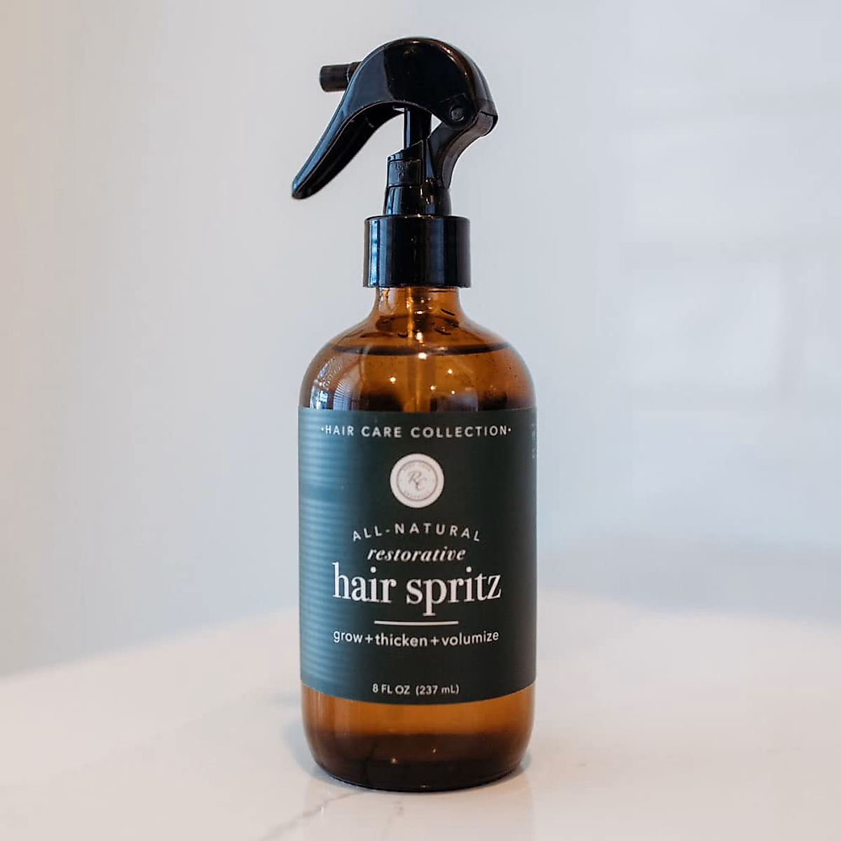 Rowe Casa Organics Hair Growth Spray, Hair Texturizer and Regrowth, Mens Hair Restoration, Rosemary, Cedarwood, Lavender Essential Oil, 8 oz